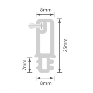 Plastic Single-Sided Parting Bead PB4 - Mighton Products
