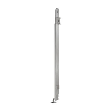 600 mm Offset Locking Flush Bolt - Satin Stainless Steel - Mighton Products